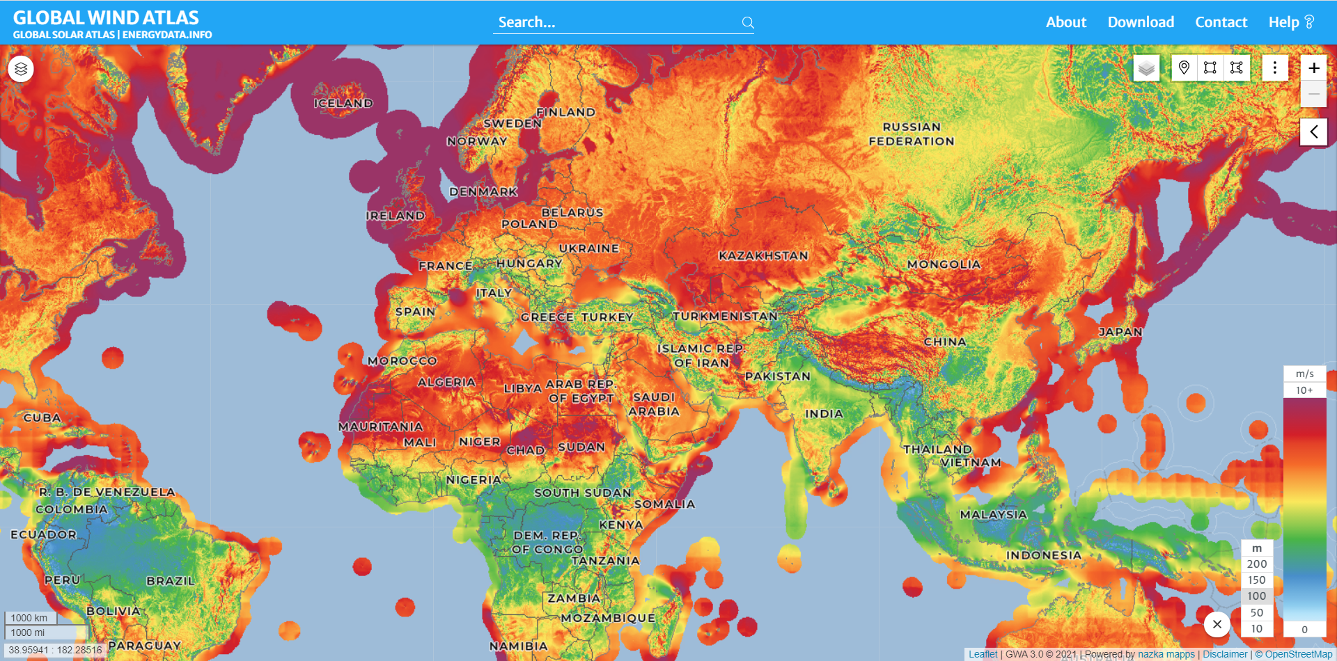 WAsP - Global Wind Atlas